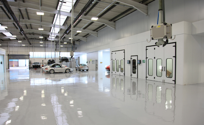 Automotive Paint Booths |1200 Series Spraybooths | David Utting Engineering